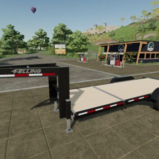 FS22 Feeling Tilt Deck Trailer v 1.0 мод | Farming Simulator 25 моды