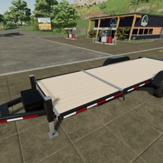 FS22 Feeling Tilt Deck Trailer v 1.0 мод | Farming Simulator 25 моды