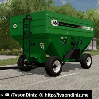 FS22 J&M 680 GRAVITY WAGON v1.0.0.1 мод | Farming Simulator 25 моды