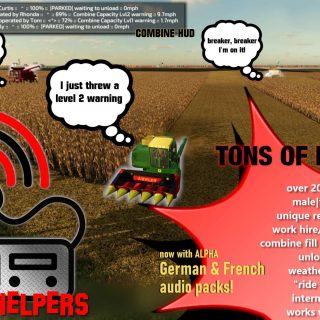 FS22 CB Radio Helper v1.0.2 мод | Farming Simulator 25 моды