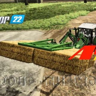FS22 AGRIMAX BALE-GRAB v1.0 мод | Farming Simulator 25 моды