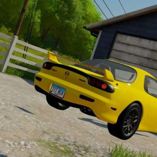 FS22 Mazda RX-7 Spirit R v1.0.0.0 мод | Farming Simulator 25 моды