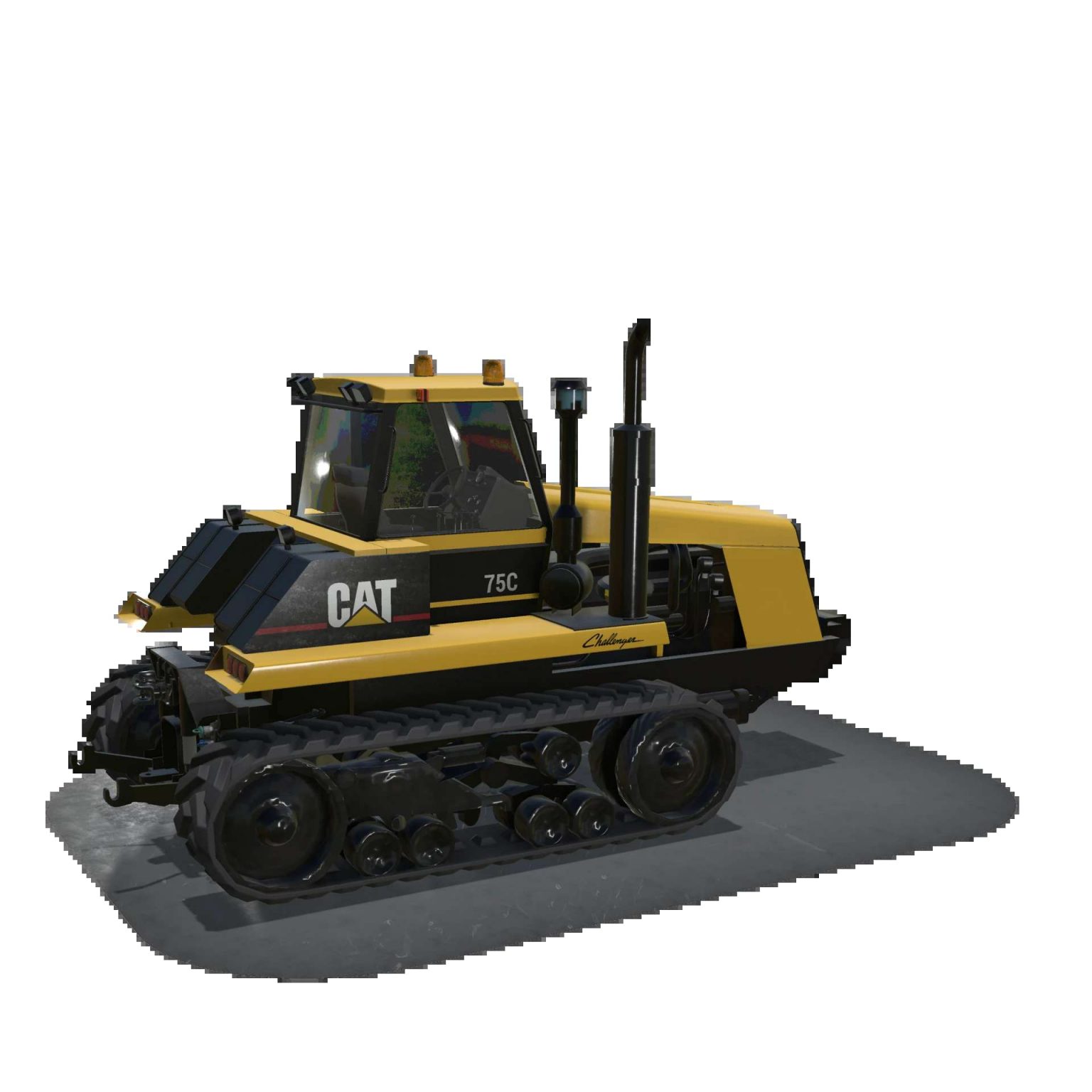 FS22 CAT 75C 3D-гусеницы v1.0.0.0 мод | Farming Simulator 25 моды