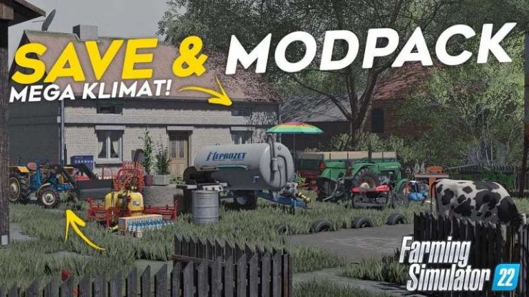 FS22 MEGA SAVE & MODPACK Колония v1.0.0.0 мод | Farming Simulator 25 моды