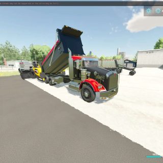 FS22 CAT AP1055F Асфальтоукладчик v1.0.0.0 мод | Farming Simulator 25 моды