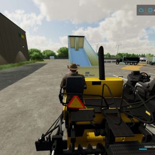 FS22 CAT AP1055F Асфальтоукладчик v1.0.0.0 мод | Farming Simulator 25 моды