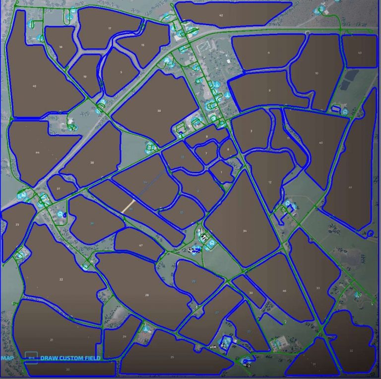 Курс FS22 Countyline Multi 4x Autodrive для версии 1.0.0.6 мод ...