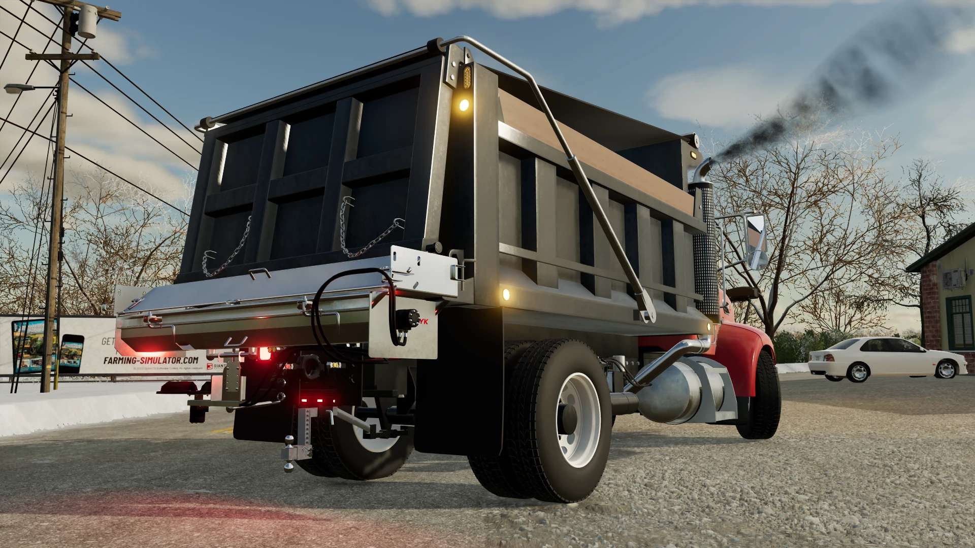 FS22 Peterbilt 340 Meyer Tailgate Salter v2.0.0.0 | Farming Simulator ...