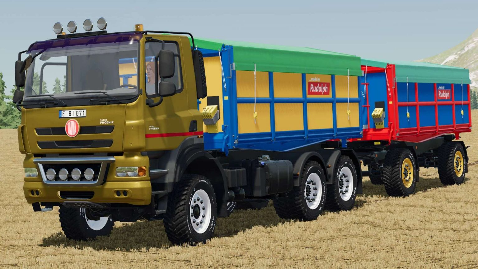 FS22 Tatra Phoenix Rudolph Самосвал + Прицеп v1.0.0.0 мод | Farming ...