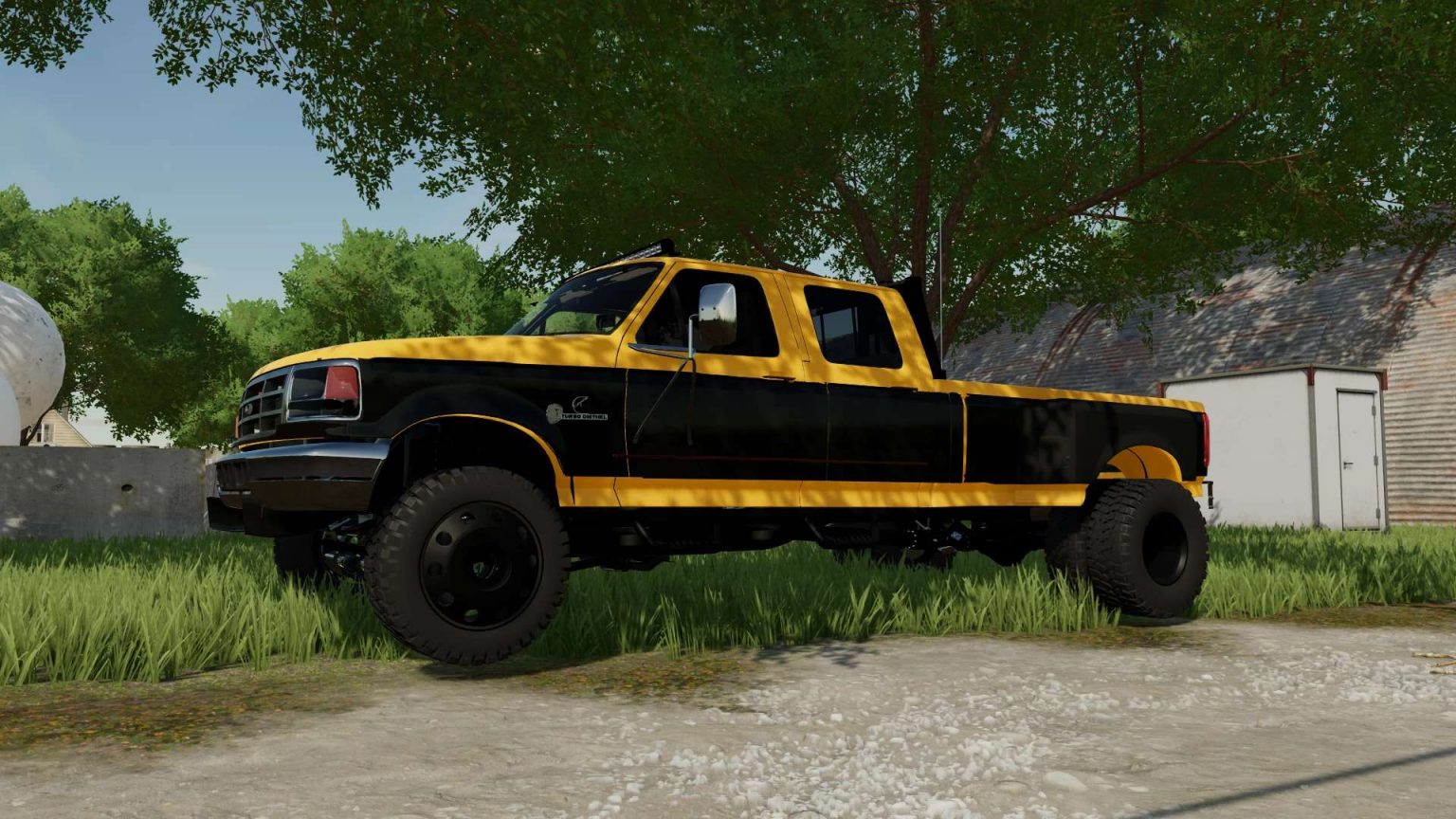 FS22 1997 Ford F350XLT v1.0.0.0 мод | Farming Simulator 25 моды
