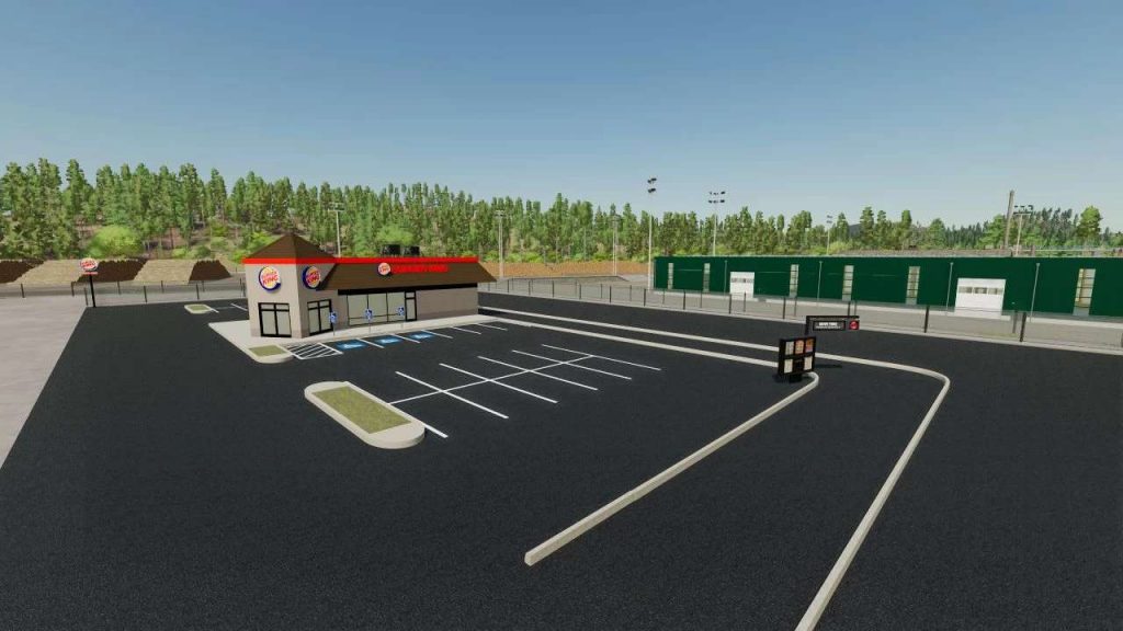 FS22 Бургер Кинг V1.0.0.0 мод | Farming Simulator 25 моды