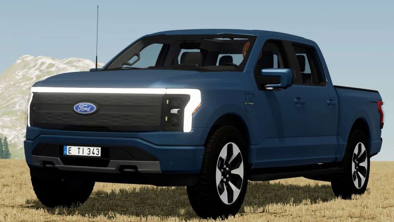 FS22 Ford F150 Lightning Platinum v1.0.0.0 мод | Farming Simulator 25 моды