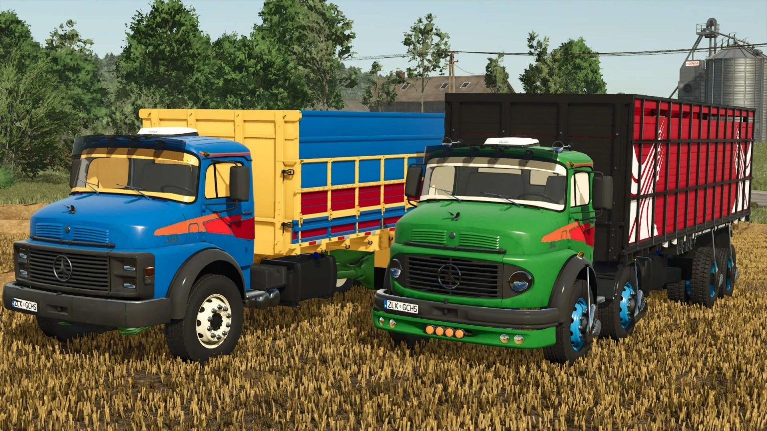 FS25 Mercedes Benz 1313 Грузовик v1.0.0.0 мод | Farming Simulator 25 моды