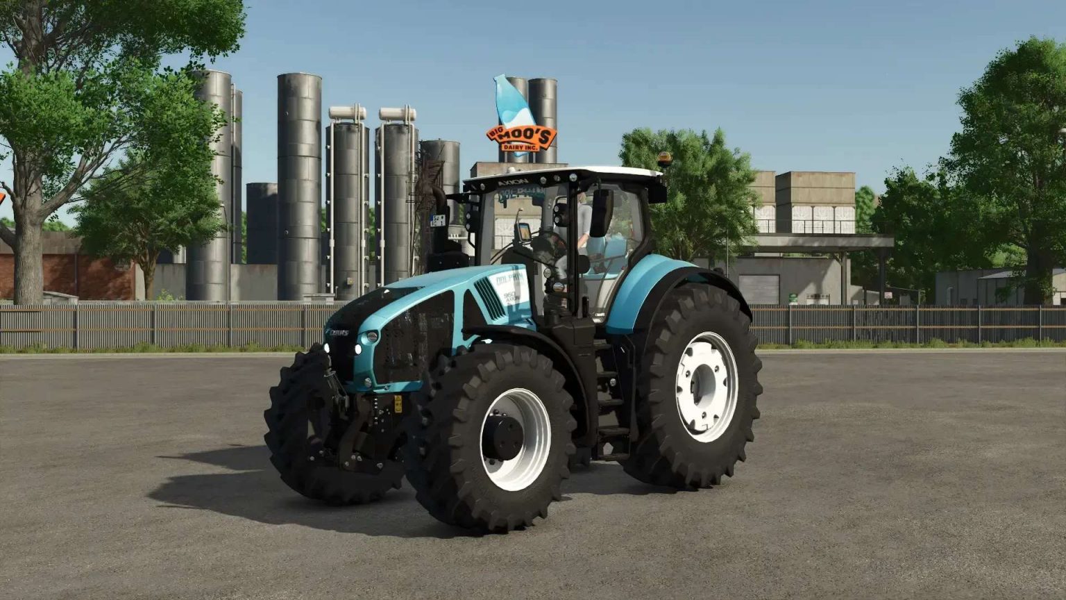 FS25 Claas AXION 900 Dolphin Edition v1.0.0.0 мод | Farming Simulator ...