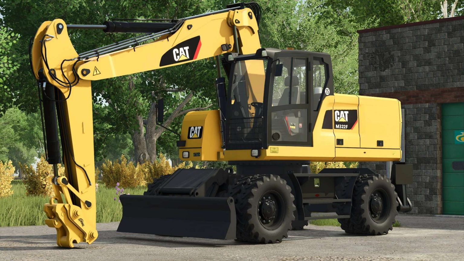 FS25 CAT M322F v1.0.0.0 мод | Farming Simulator 25 моды