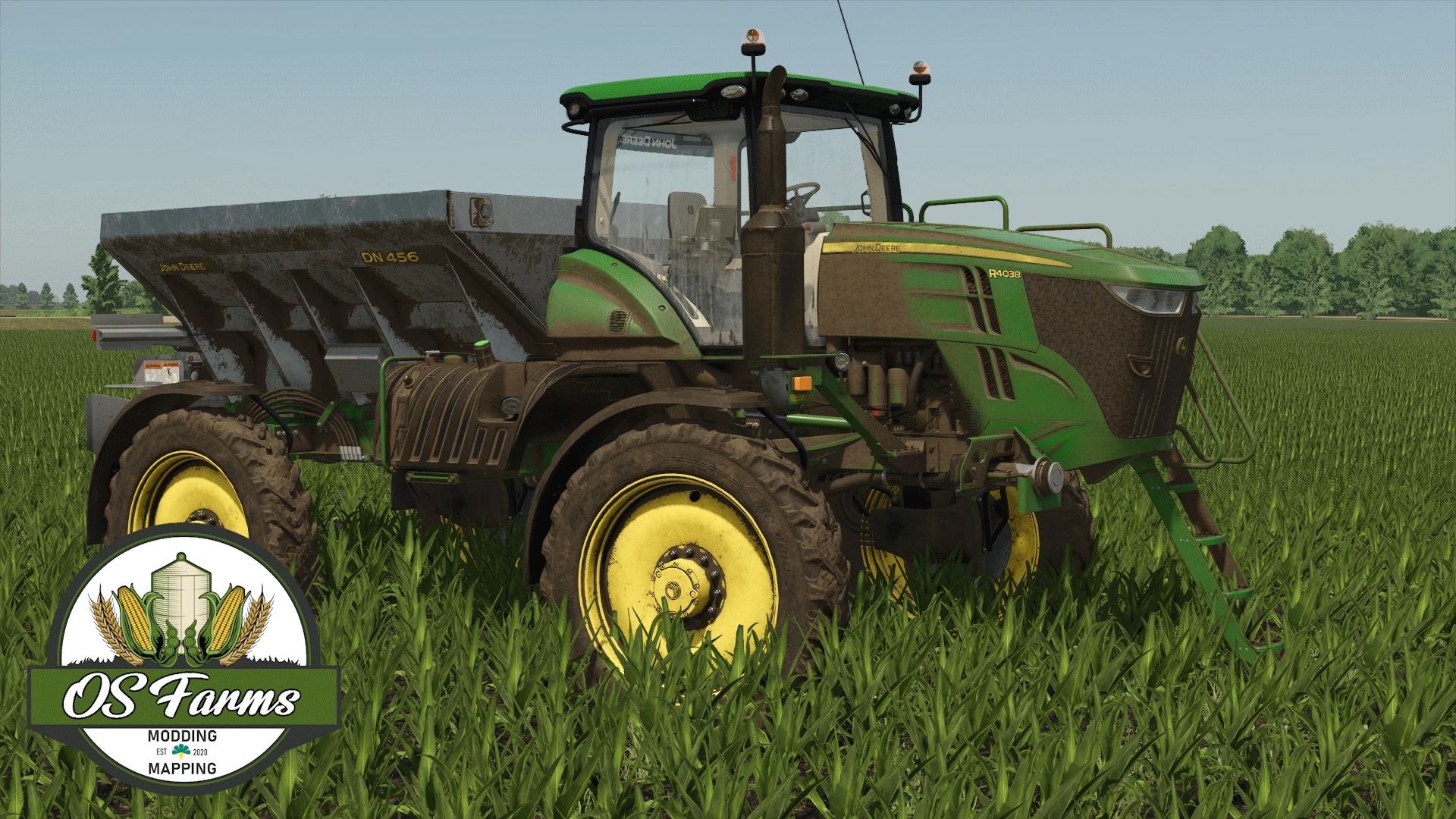 FS25 John Deere R4045 v1.0.0.0 мод | Farming Simulator 25 моды